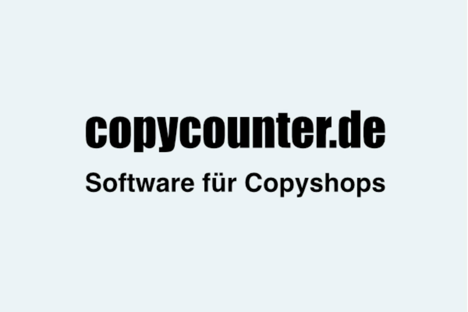 Copycounter_net: Zählersoftware für Kopierläden und Copyshops